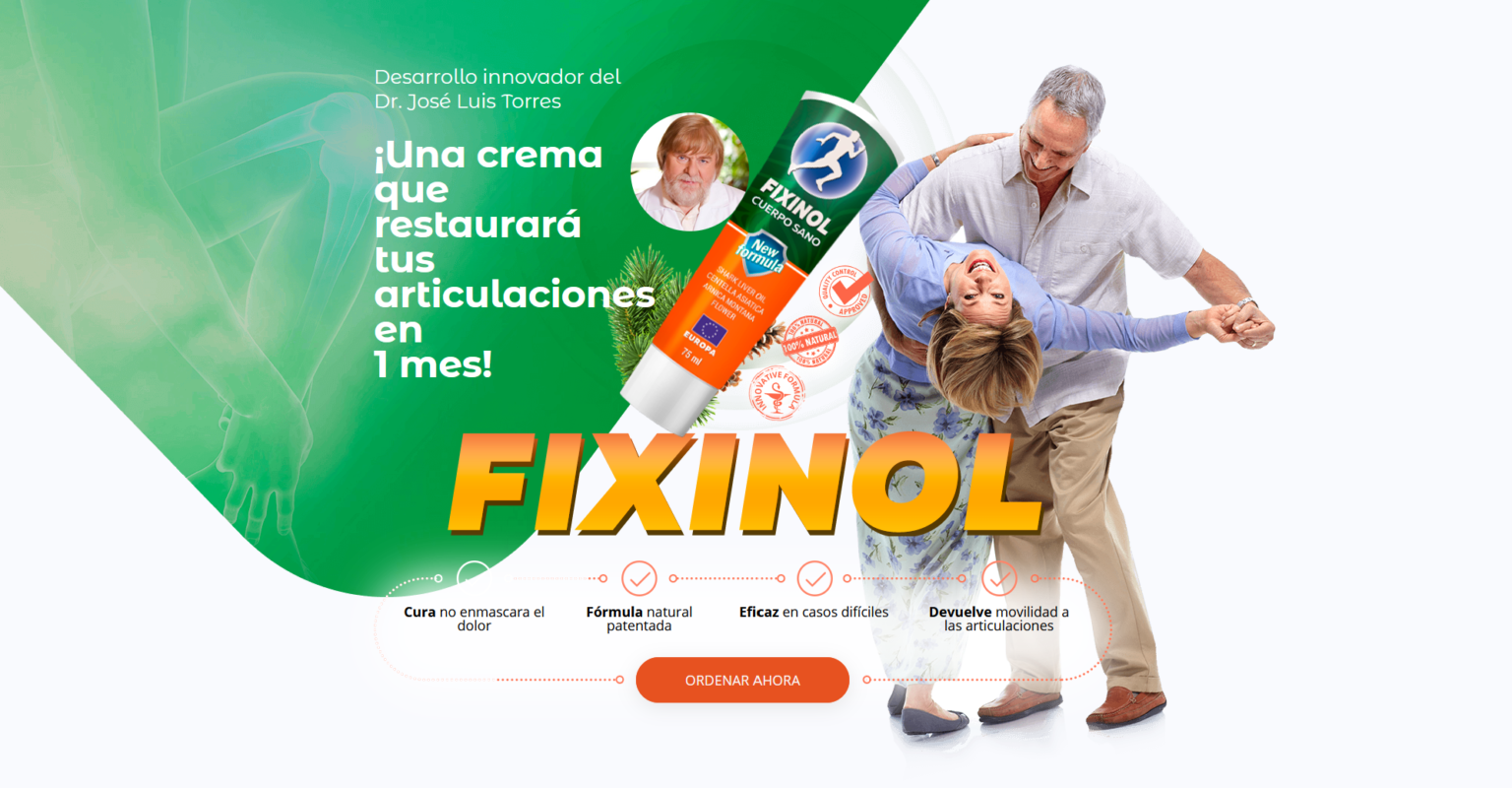 Fixinol Perú: ¡Fórmula para aliviar el dolor en las articulaciones! Precio