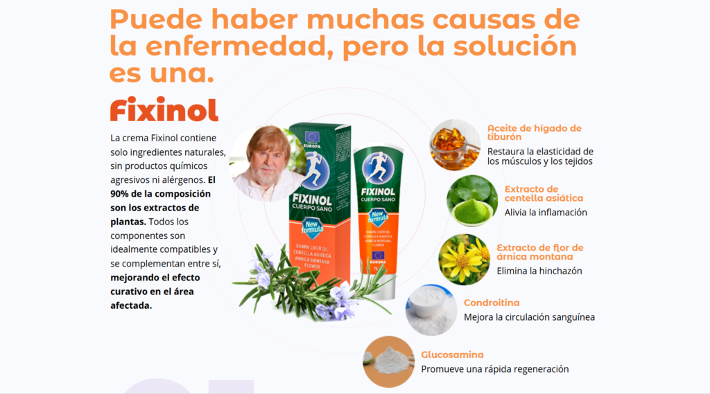 Fixinol Perú: ¡Fórmula para aliviar el dolor en las articulaciones! Precio