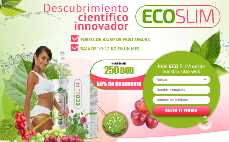 Ecoslim Tableta Bolivia: Pérdida de peso extra en un mes! Reseñas