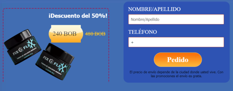 Fix&Flex | Crema para deshacerse del dolor articular! Reseñas