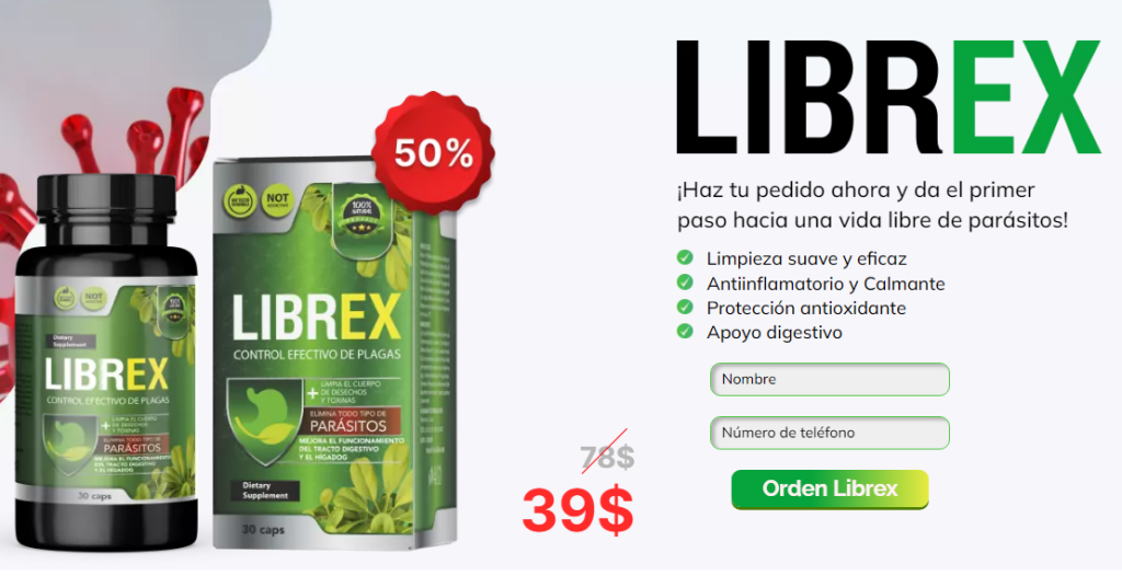Librex Cápsula Precio 39 $ - Remedio para eliminar parásitos (EC)